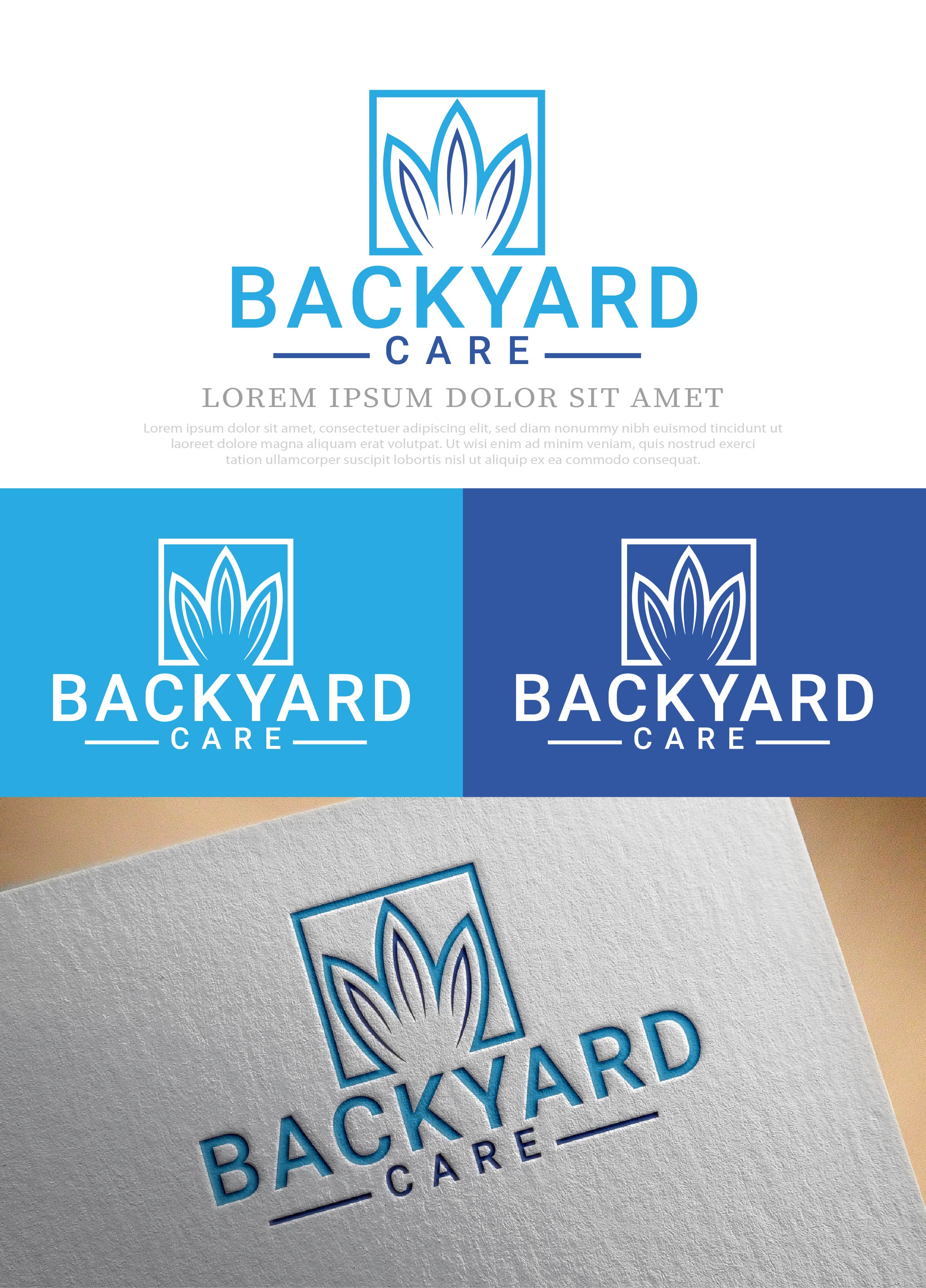 Professional, Bold Logo Design for Backyard Care by NasarLogo | Design ...