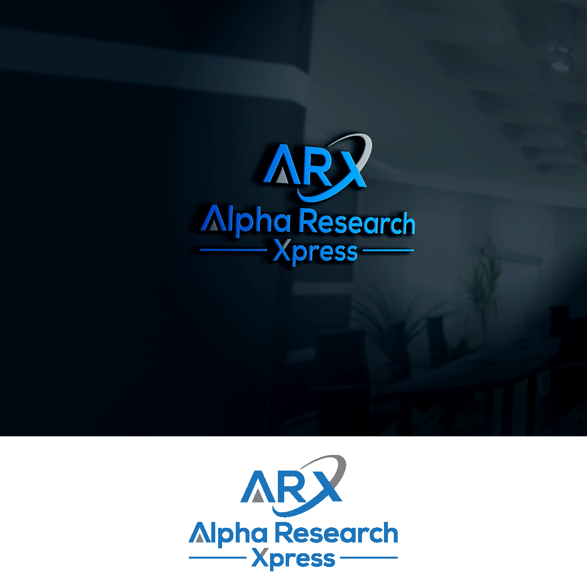 Logo Design for ARX, AlphaRX, Alpha Research Xpress by jeenastodio346 ...
