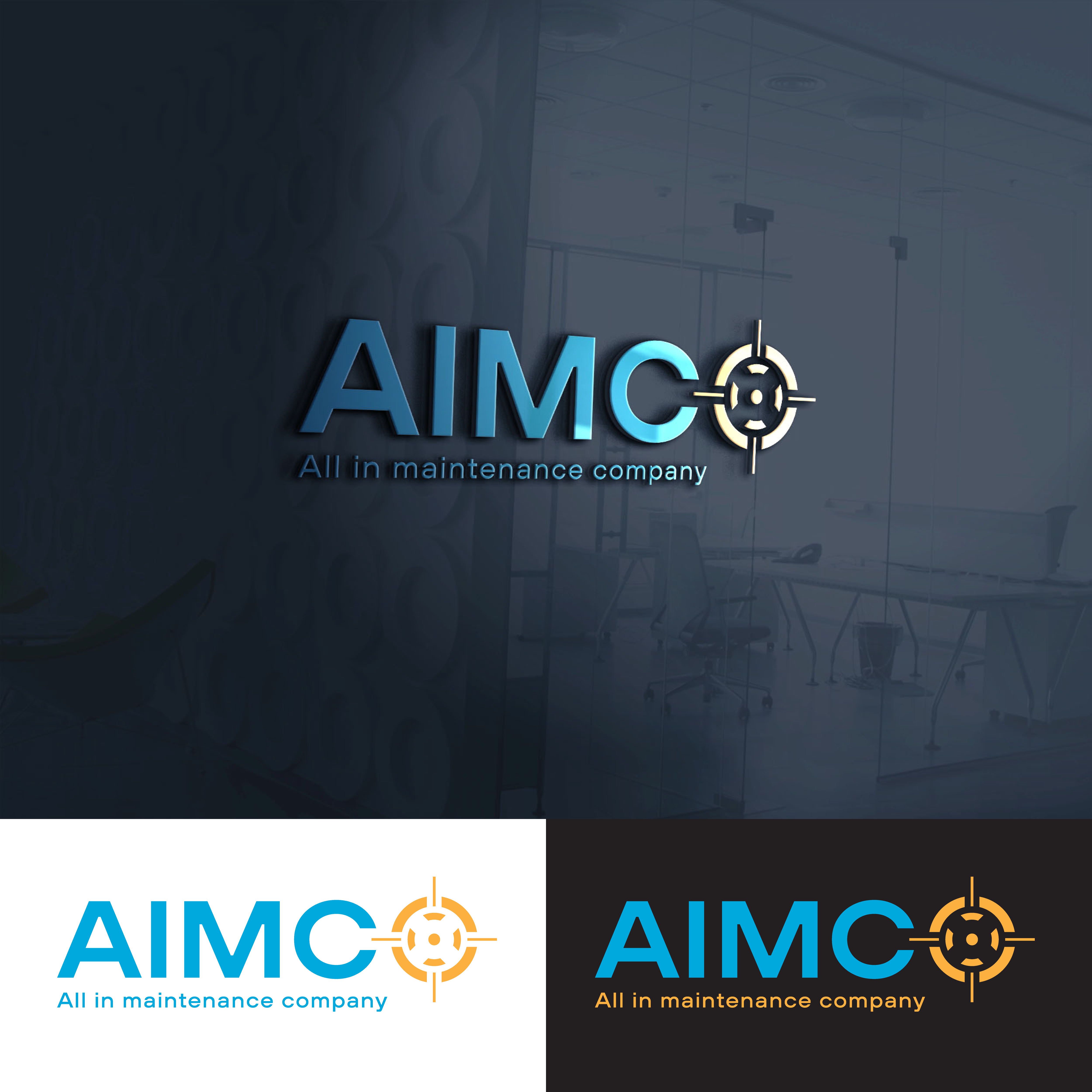 Masculine, Modern, Construction / Maintenance Logo Design for AIMCO All ...