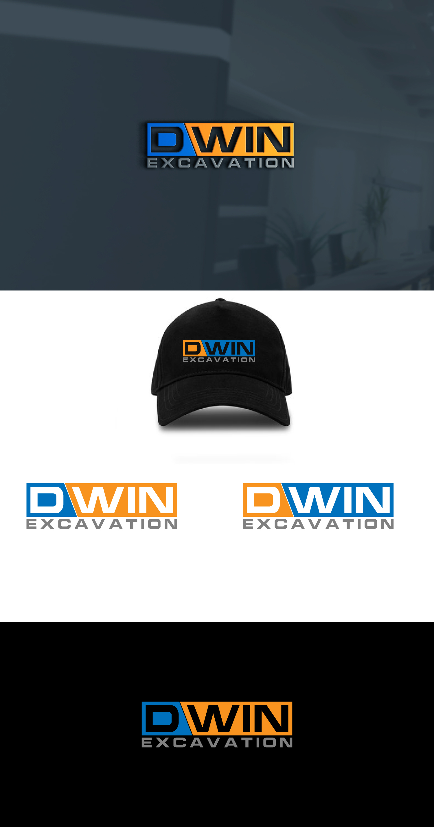 Logo Design for D WIN EXCAVATION by uzzal100 | Design #32195966