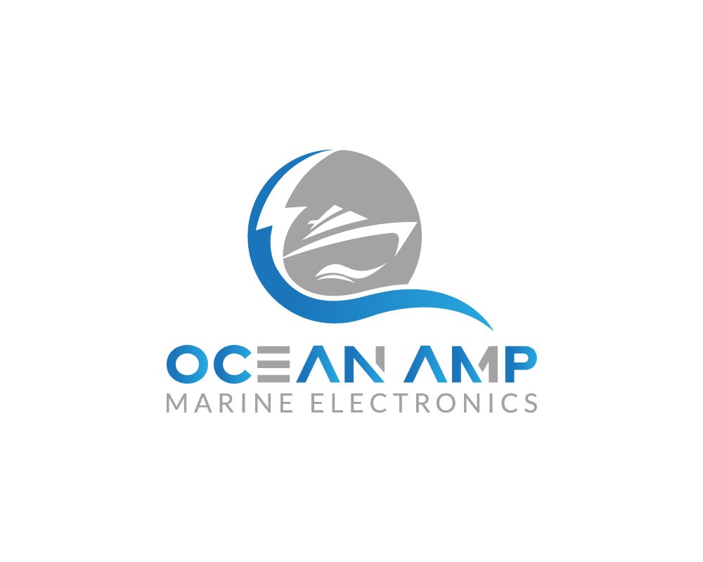 Logo Design for OCEAN AMP - MARINE ELECTRONICS by amran mollaa | Design ...