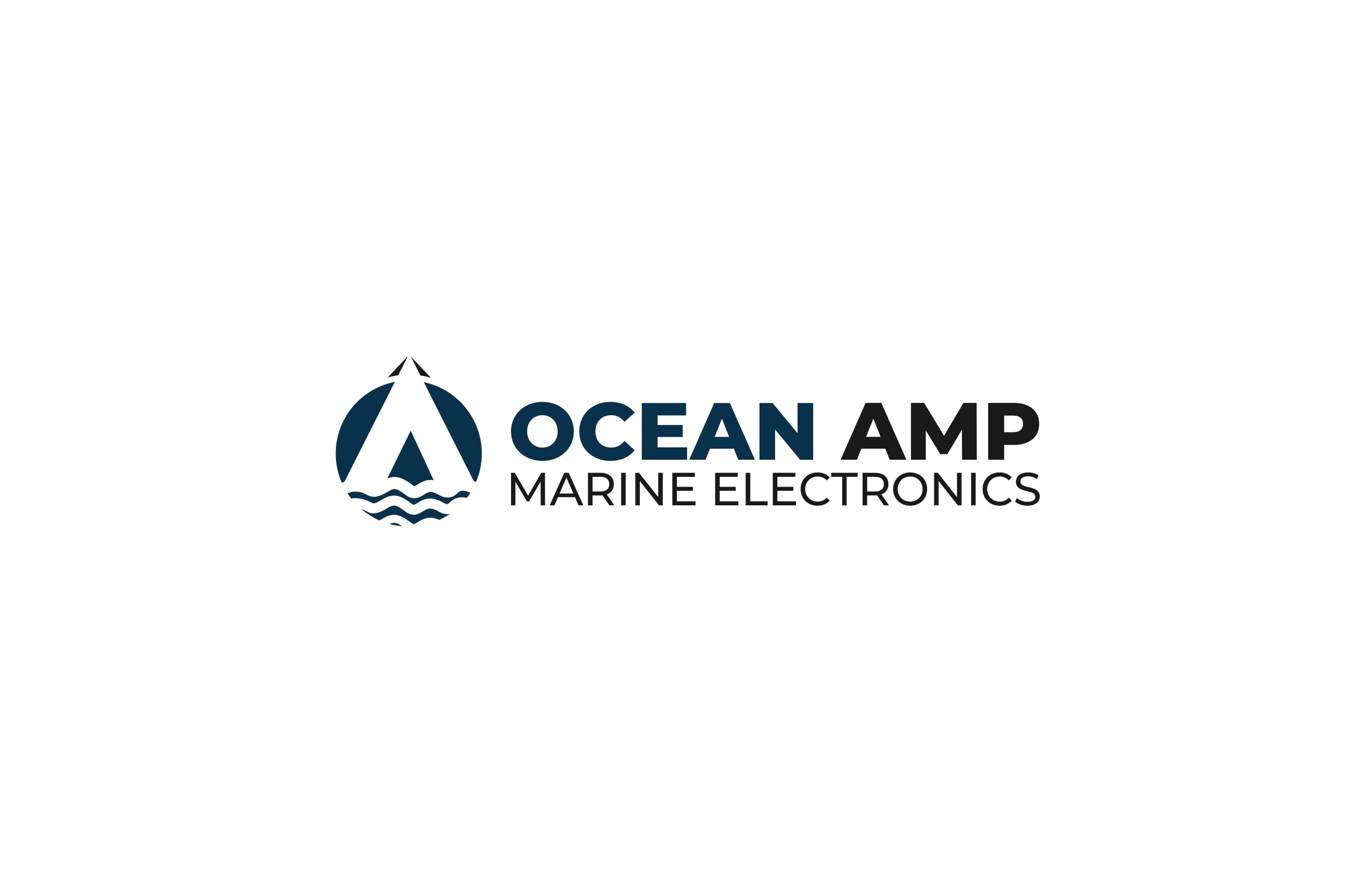 Logo Design for OCEAN AMP - MARINE ELECTRONICS by sachin95 | Design #32261181