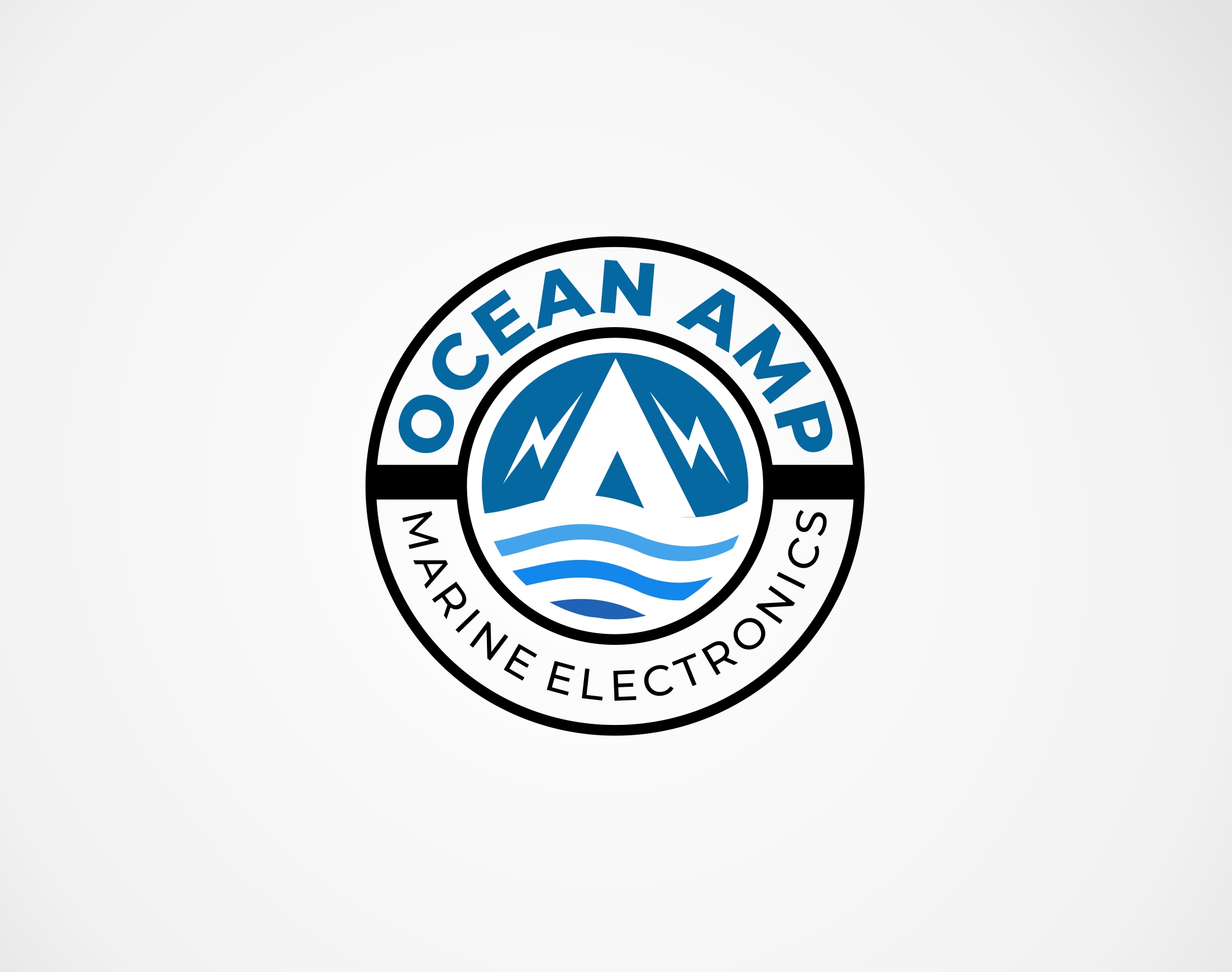 Logo Design for OCEAN AMP - MARINE ELECTRONICS by sachin95 | Design #32261422