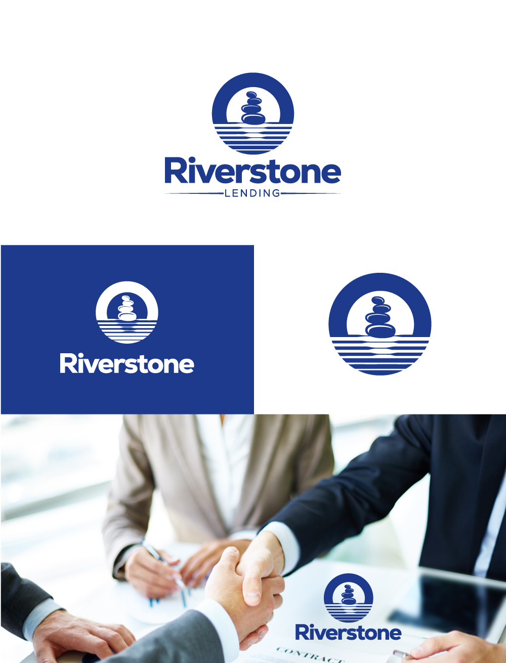 Logo Design for Riverstone Lending by Sathish.Kumar | Design #32209040