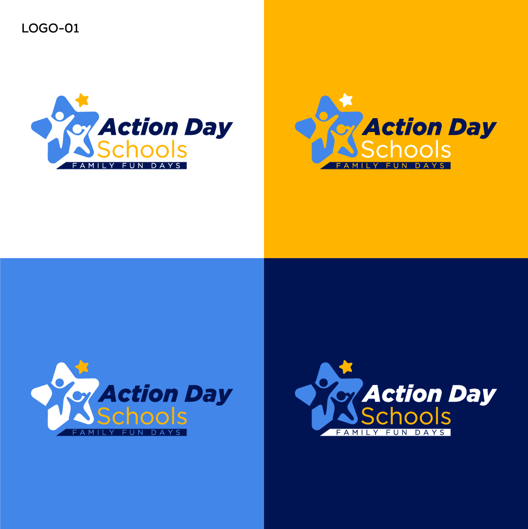 Logo Design for Action Day Schools Family Fun Days by victipedia ...