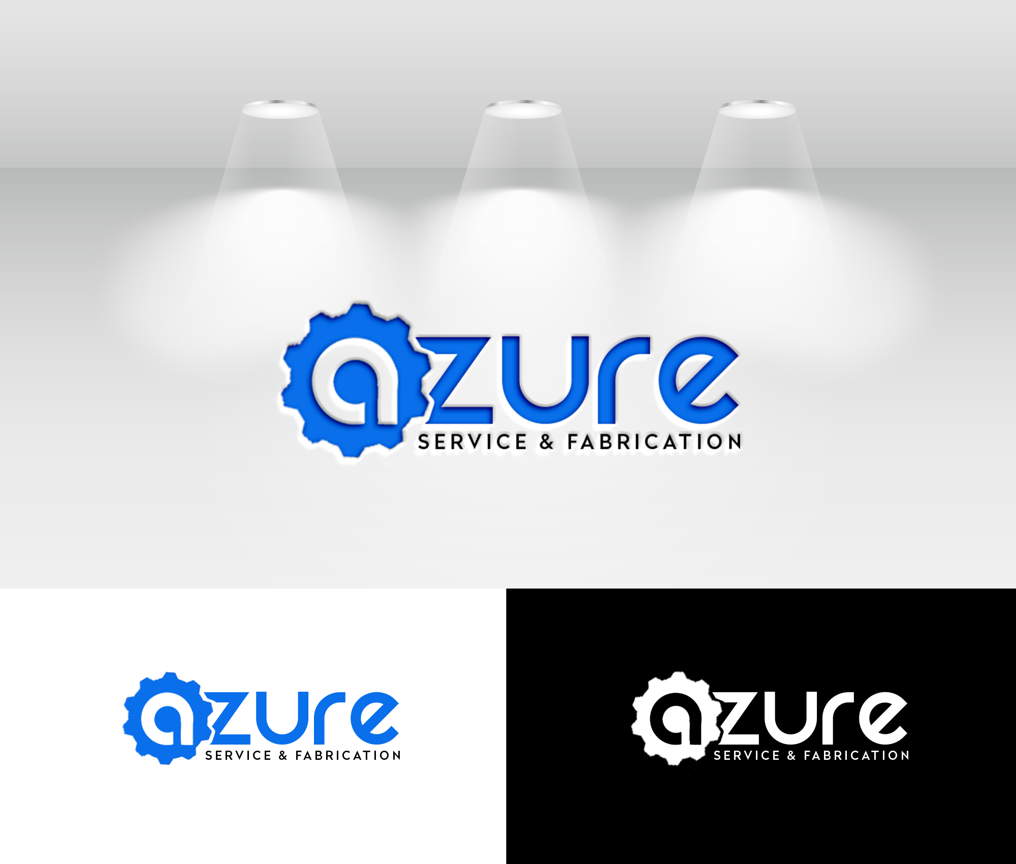 Logo Design for Azure Service & Fabrication by AliArts | Design #32213721