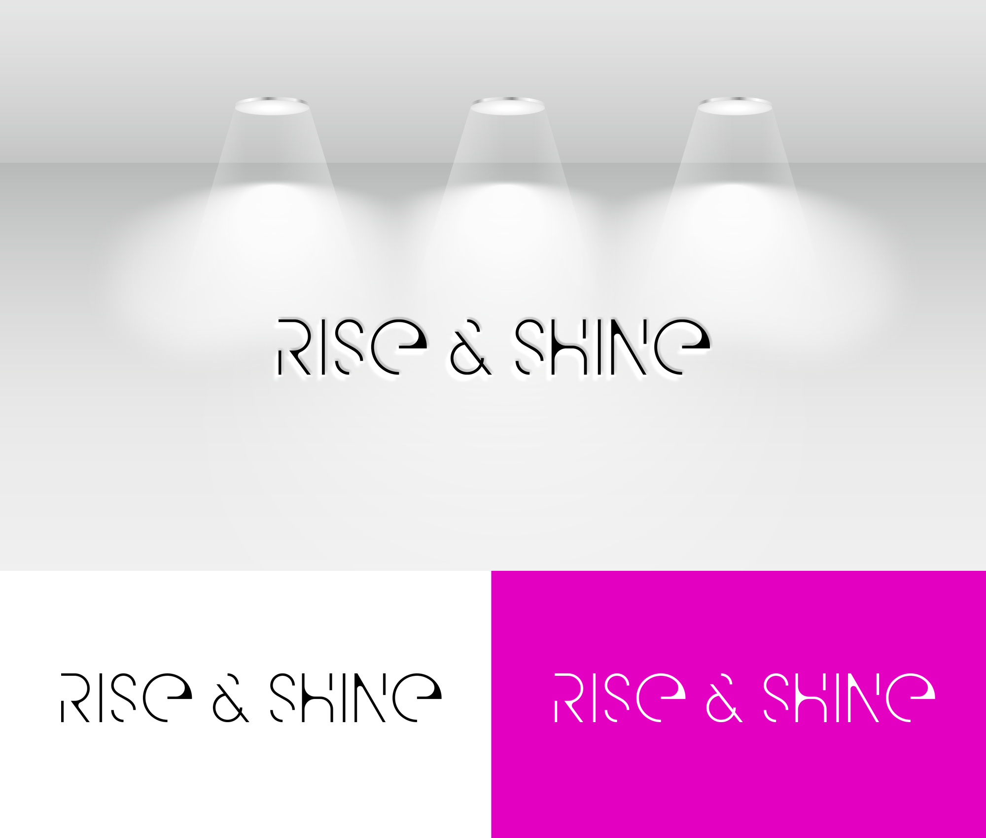 Modern, Upmarket, nightlife entertainment Logo Design for Rise & Shine ...