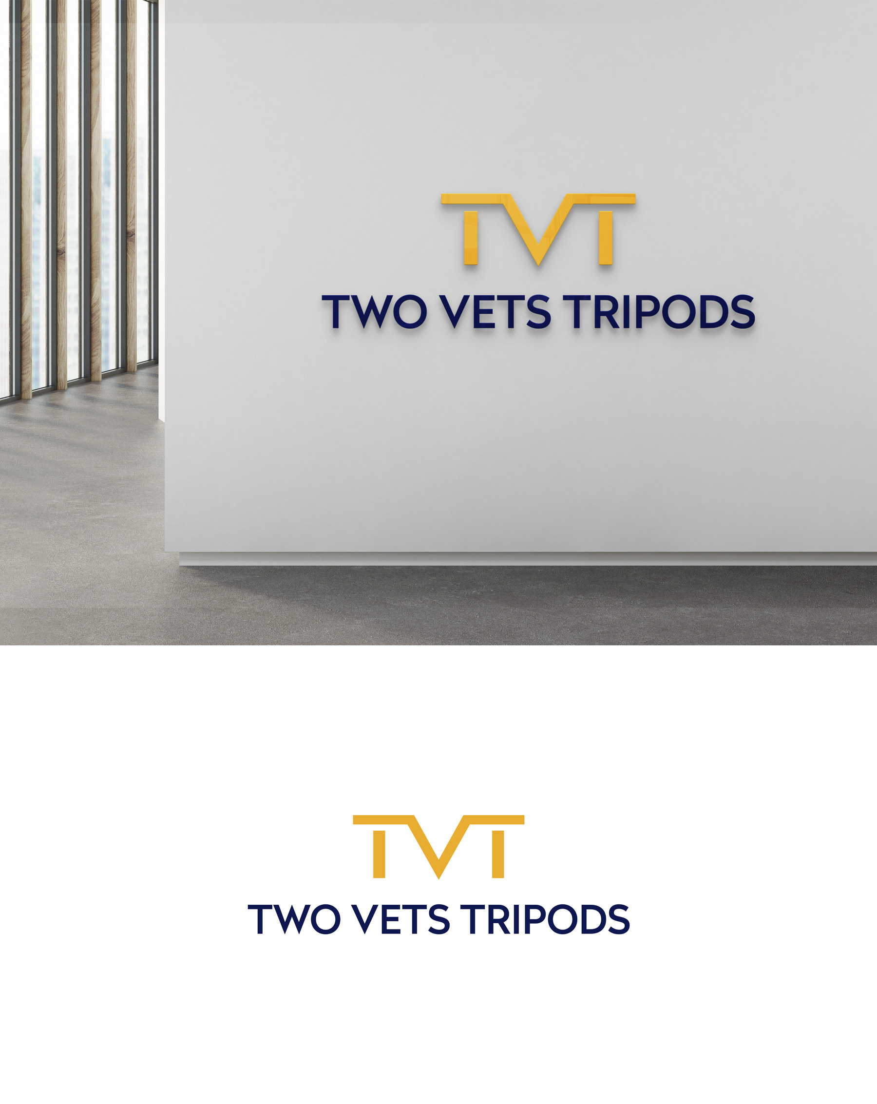 Masculine, Bold, Sporting goods Logo Design for Two Vets Tripods by sun ...