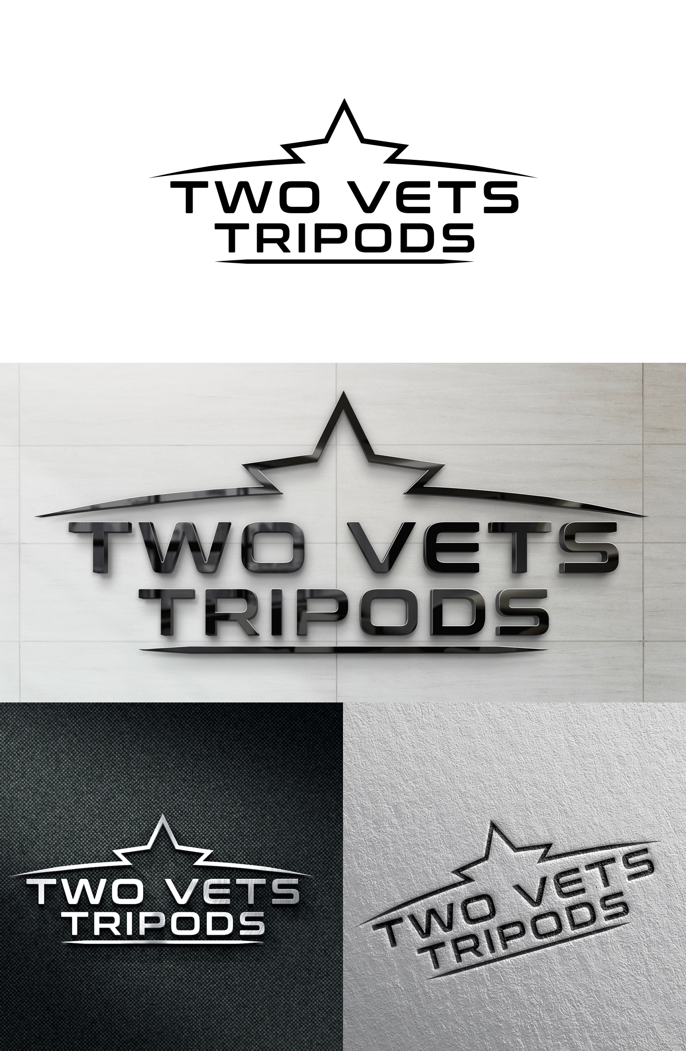 Masculine, Bold, Sporting goods Logo Design for Two Vets Tripods by ...