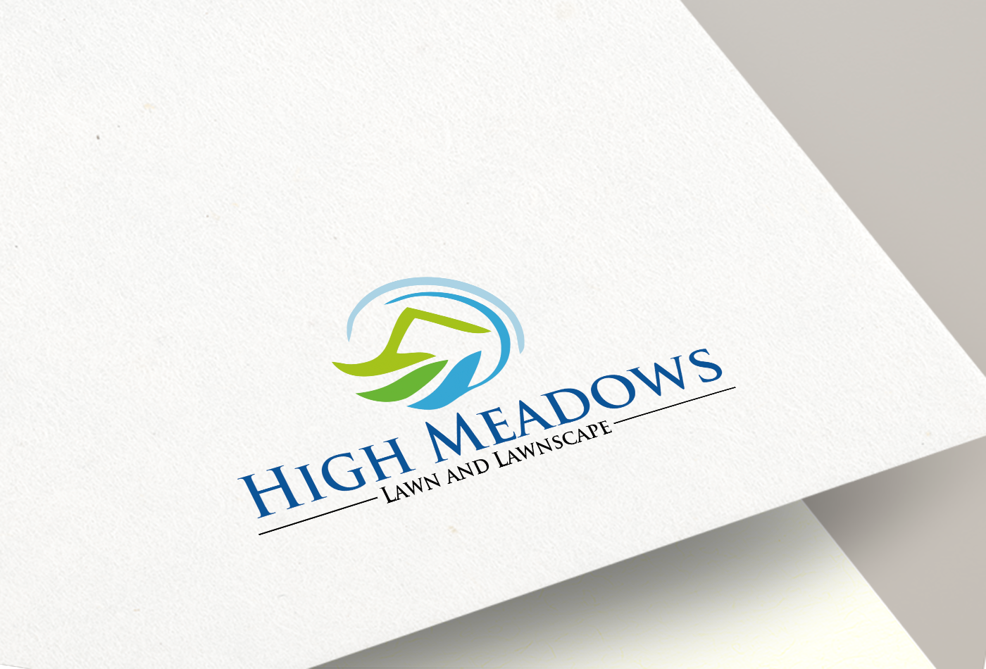 Logo Design for High Meadows Lawn and Lawnscape by Maya_ | Design #32275912