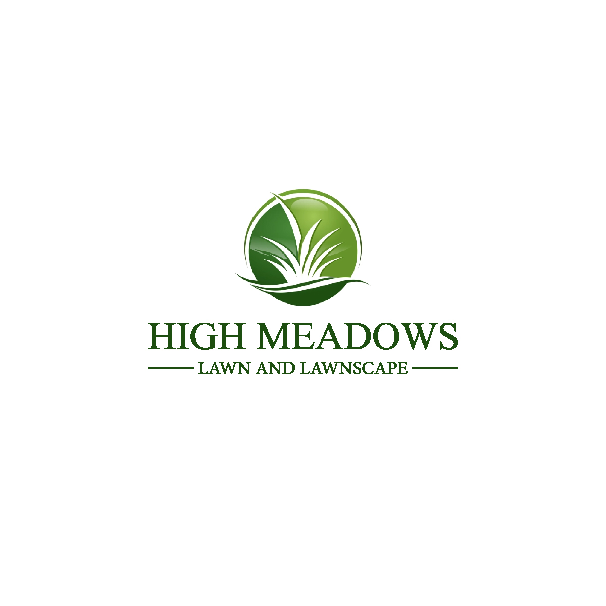 Logo Design for High Meadows Lawn and Lawnscape by aira maira | Design ...