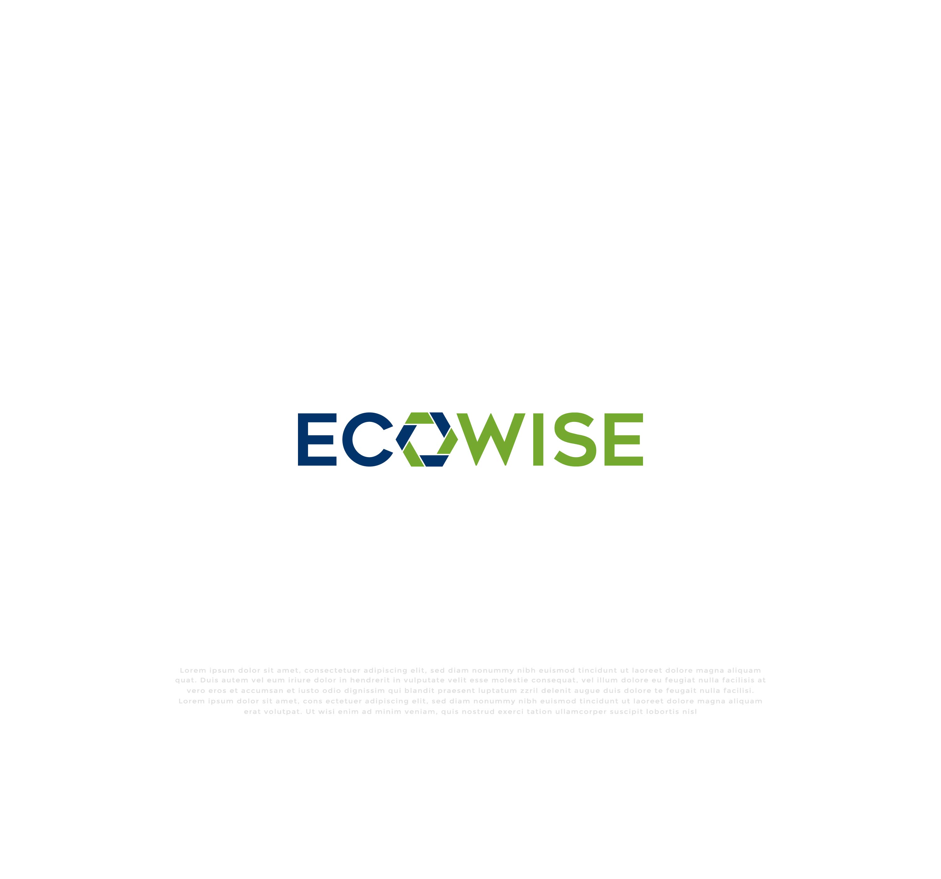 Elegant, Playful, Recycling or Green Industry Logo Design for EcoWise ...
