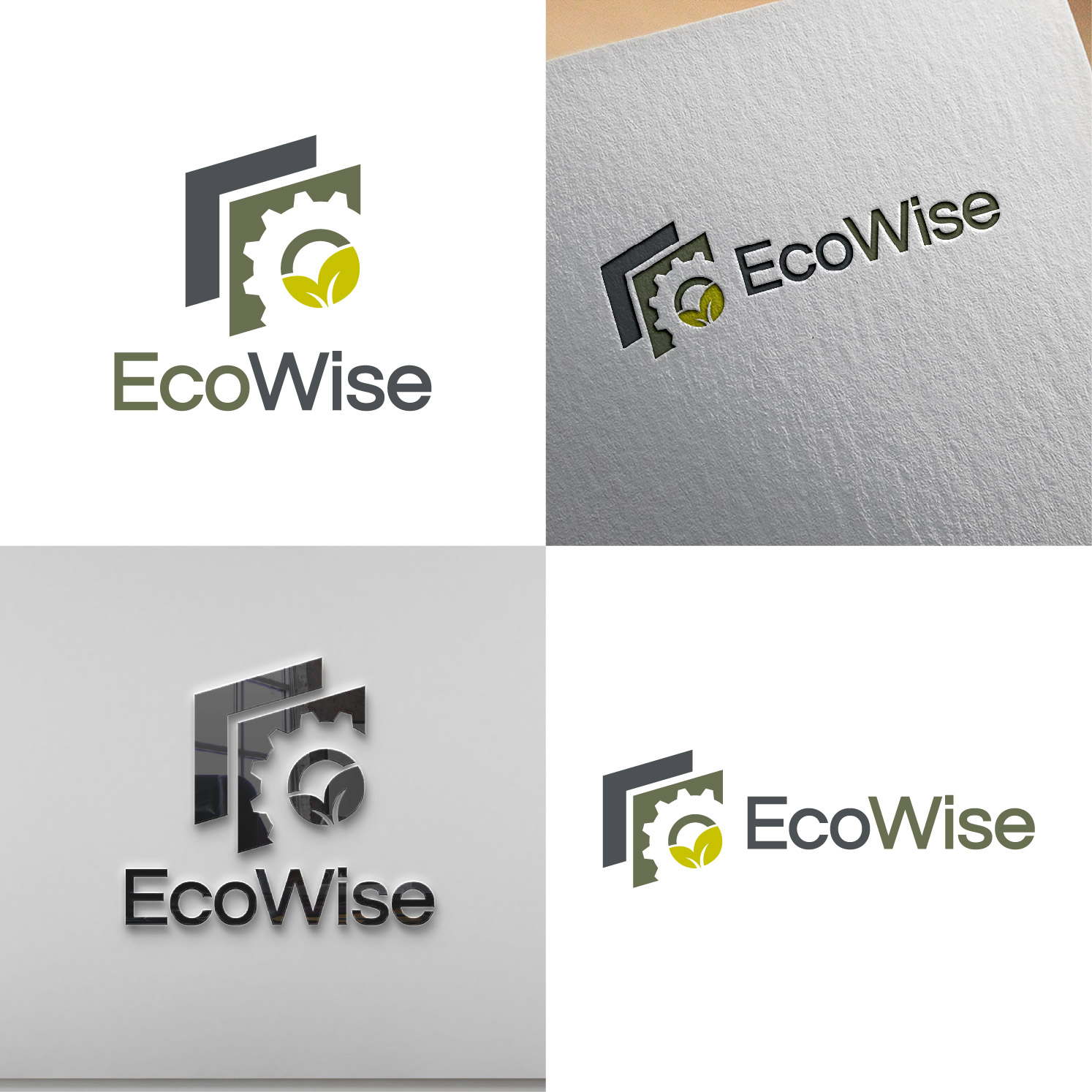 Elegant, Playful, Recycling or Green Industry Logo Design for EcoWise by 4tech services | Design ...