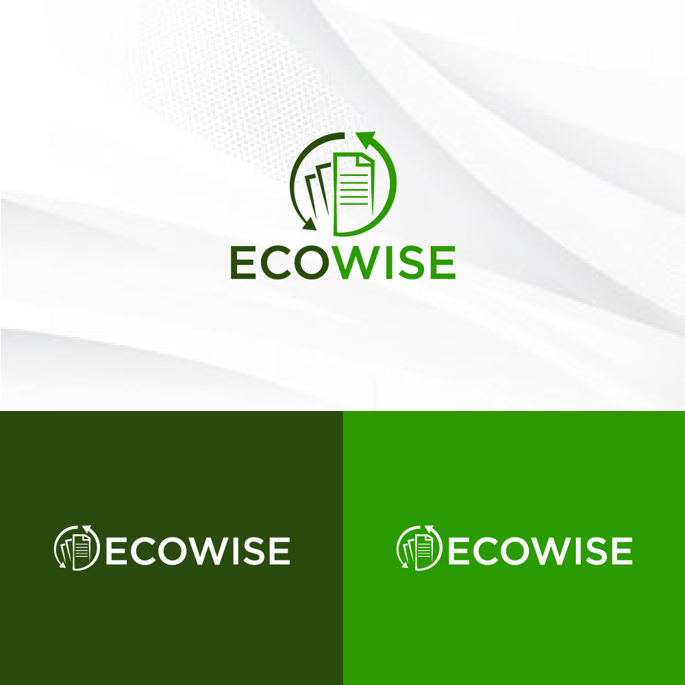 Elegant, Playful, Recycling or Green Industry Logo Design for EcoWise ...