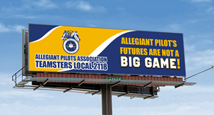 billboard campaign Allegiant Pilots Association | 91 Billboard Designs ...