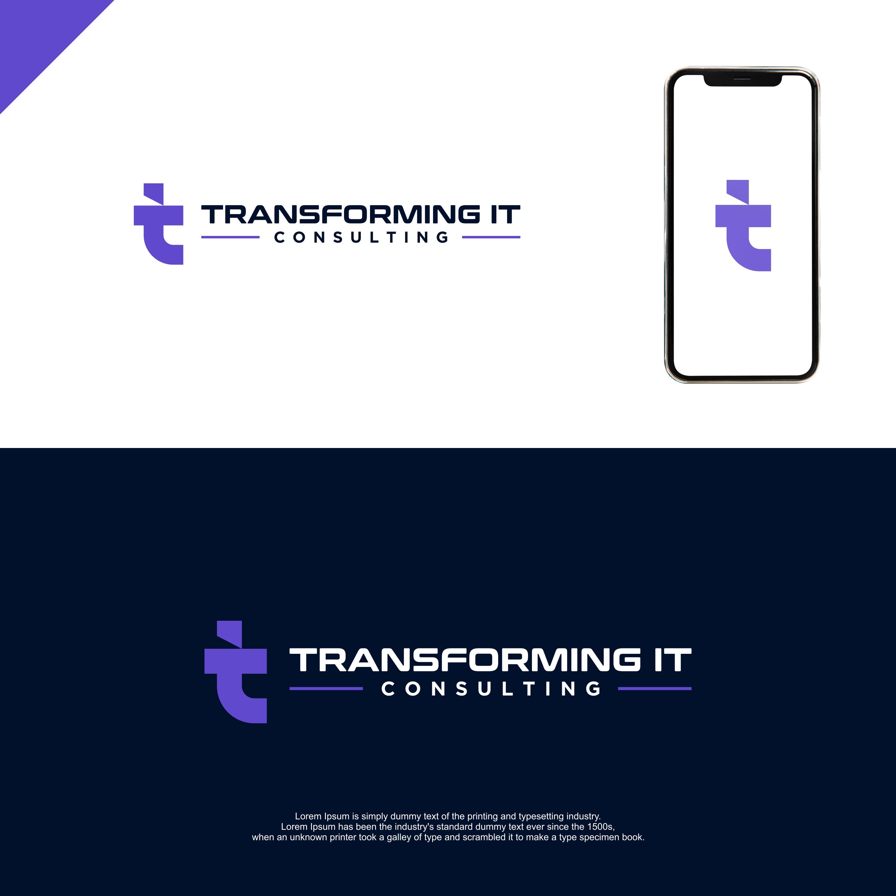 Bold, Modern, IT Consulting Logo Design for Transforming IT consulting by masfailla | Design ...