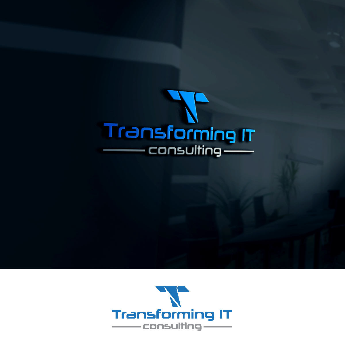 Bold, Modern, IT Consulting Logo Design for Transforming IT consulting by aira maira | Design ...