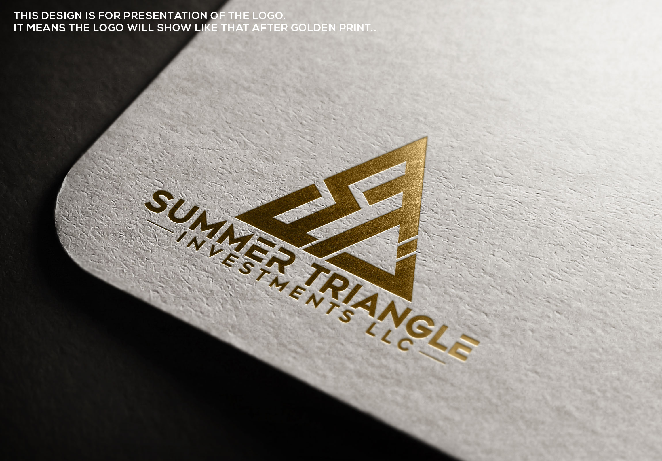Logo Design for Summer Triangle Investments LLC by MD ROKON UDDIN | Design #32252294