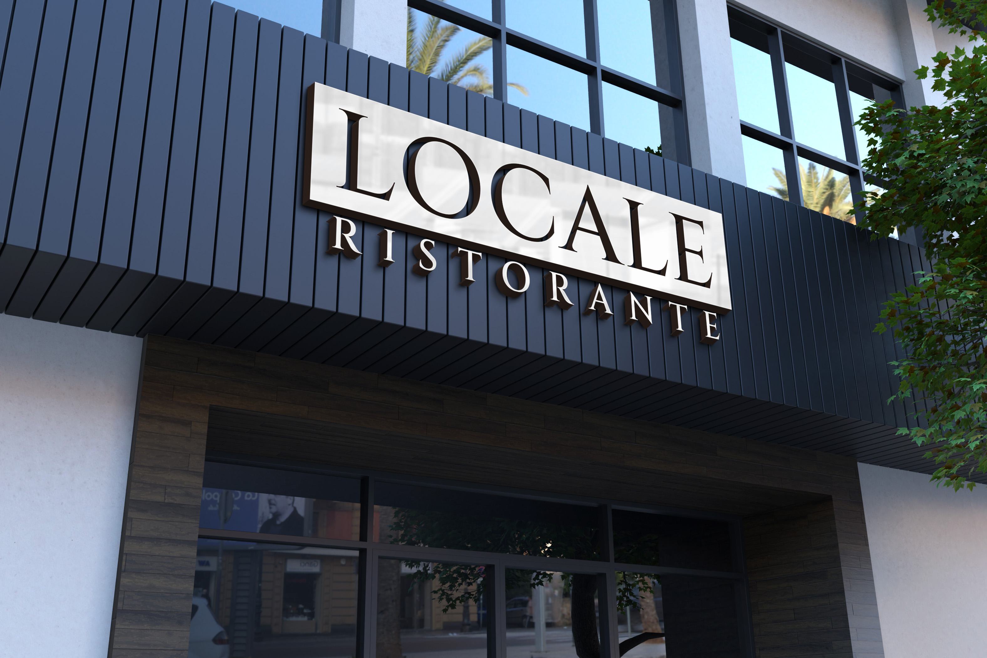 Modern, Upmarket, Restautant business Logo Design for LOCALE RISTORANTE ...