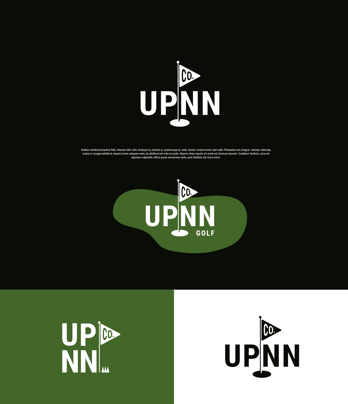 Elegant, Playful Logo Design for UPNN Golf or UPNN Golf Co. by Degantx ...