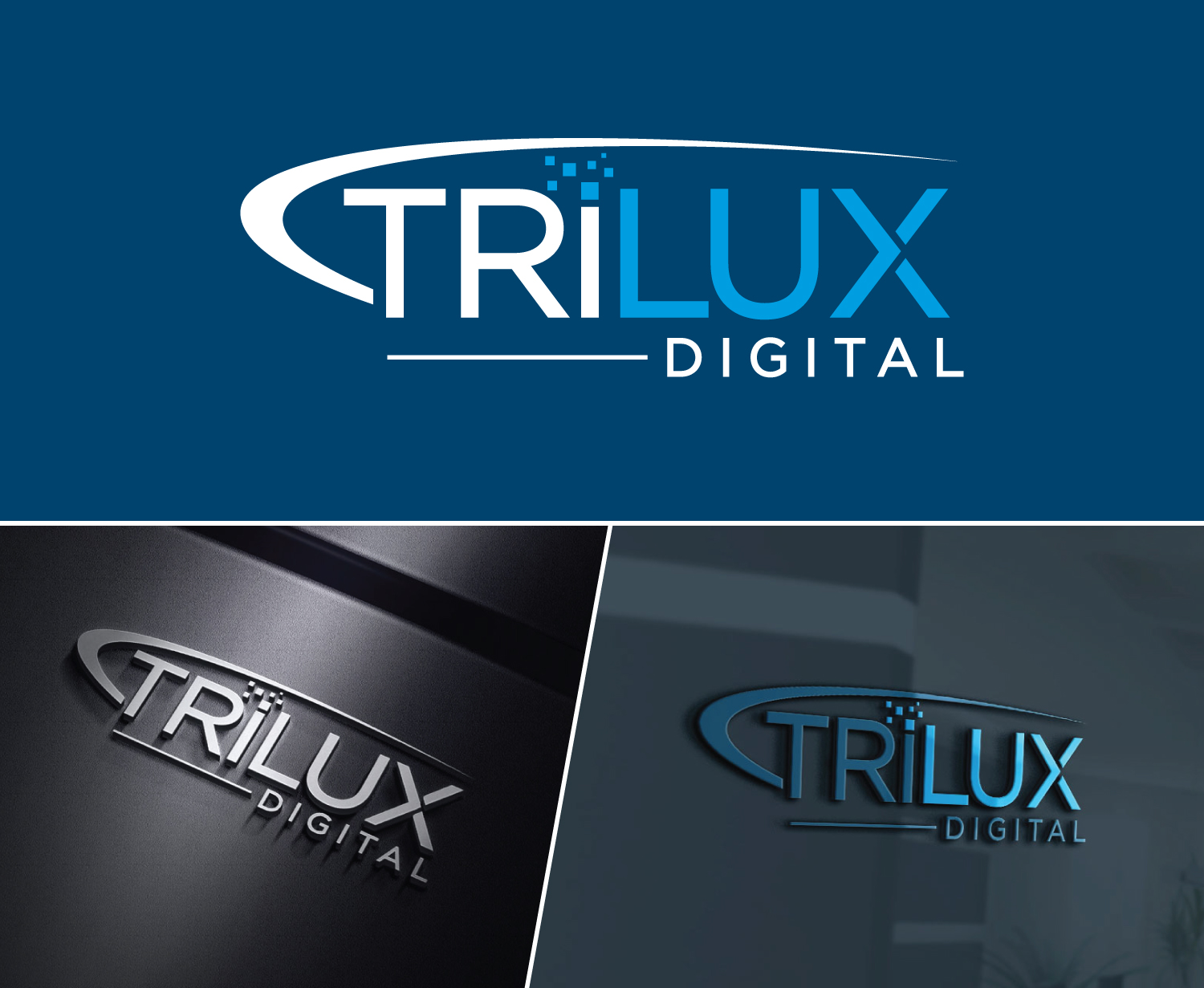 Logo Design for TriLux Digital by Atec | Design #32267361