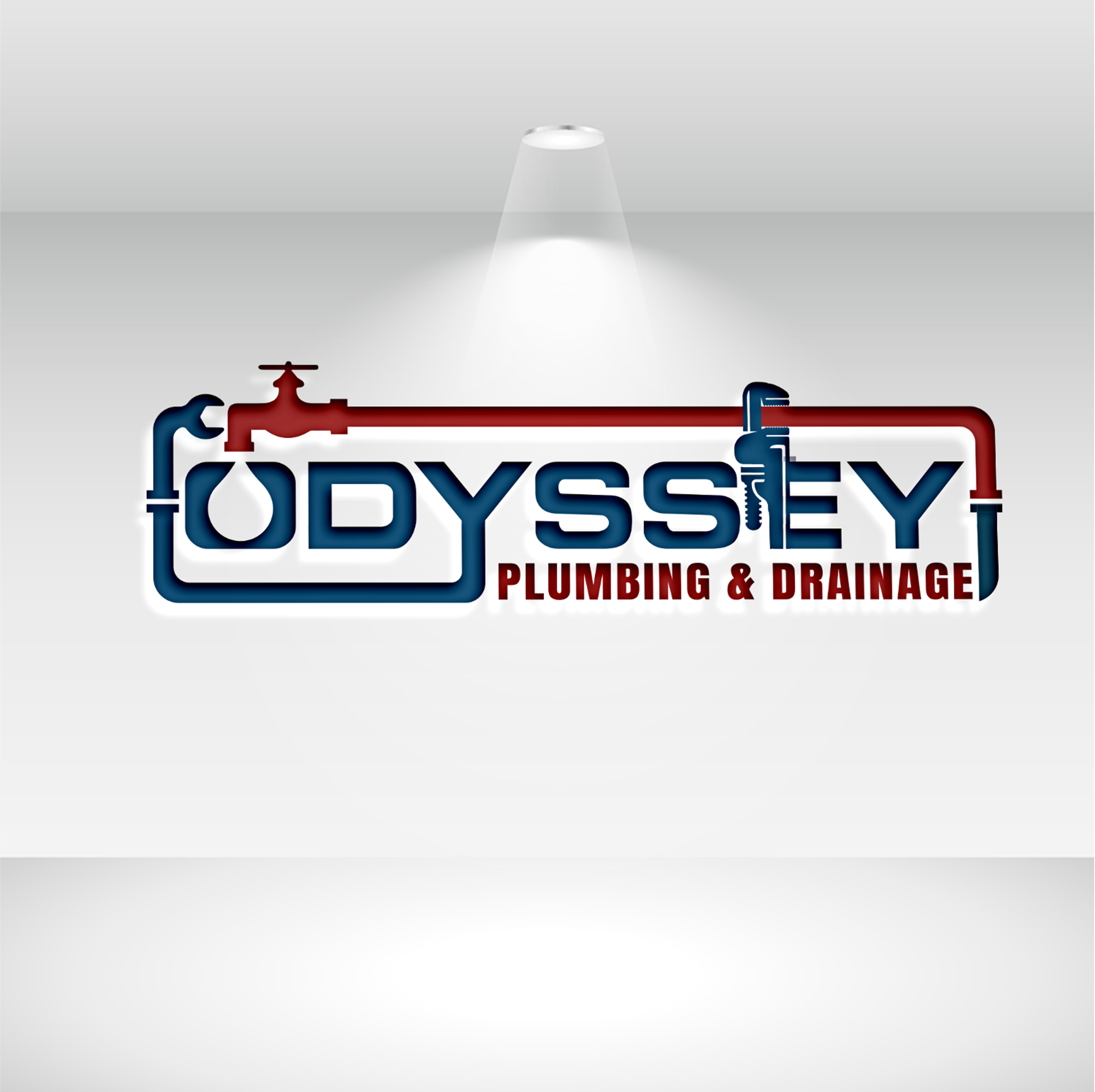 Logo Design for ODYSSEY PLUMBING & DRAINAGE by MD ROKON UDDIN | Design ...