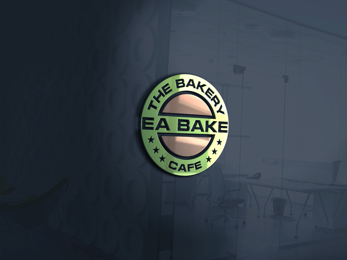 Modern, Bold, Restaurant Logo Design for EA BAKE / THE BAKERY CAFE by ...