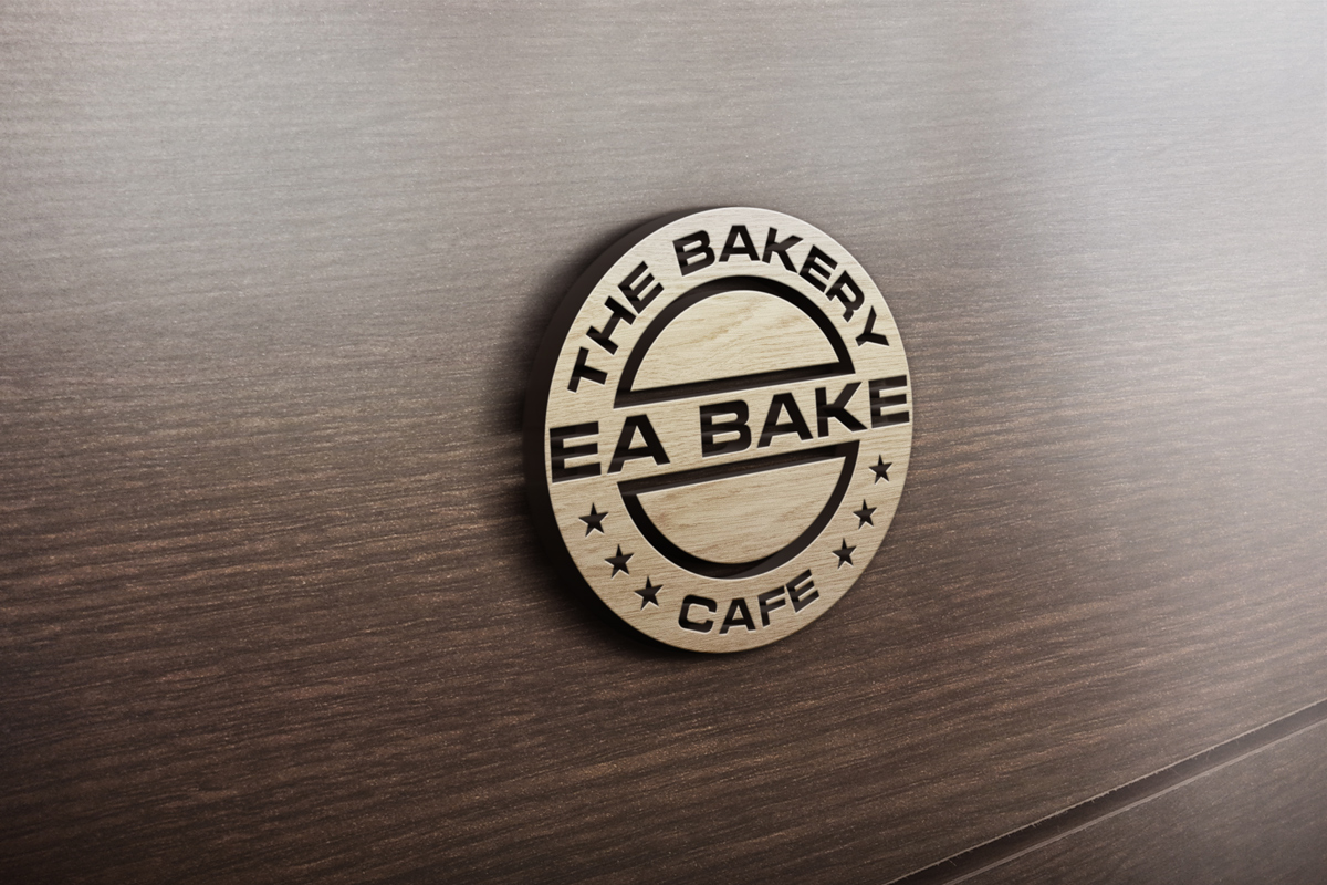 Modern, Bold, Restaurant Logo Design for EA BAKE / THE BAKERY CAFE by ...