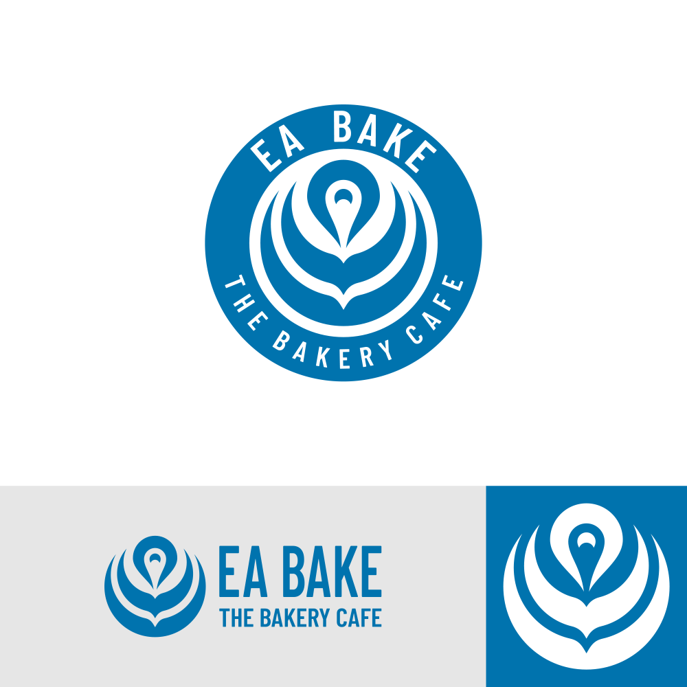 Modern, Bold, Restaurant Logo Design for EA BAKE / THE BAKERY CAFE by ...