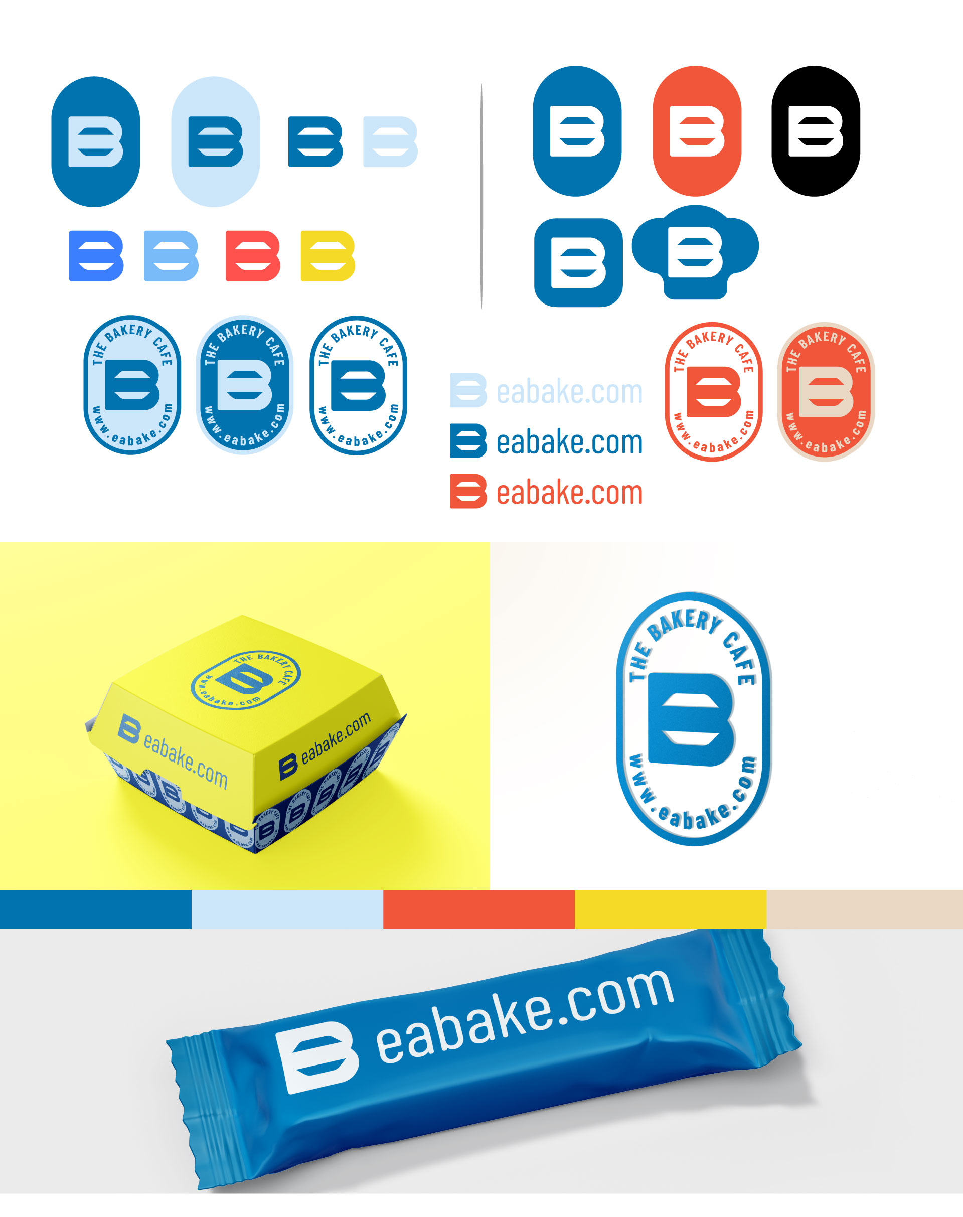 Modern, Bold, Restaurant Logo Design for EA BAKE / THE BAKERY CAFE by ...