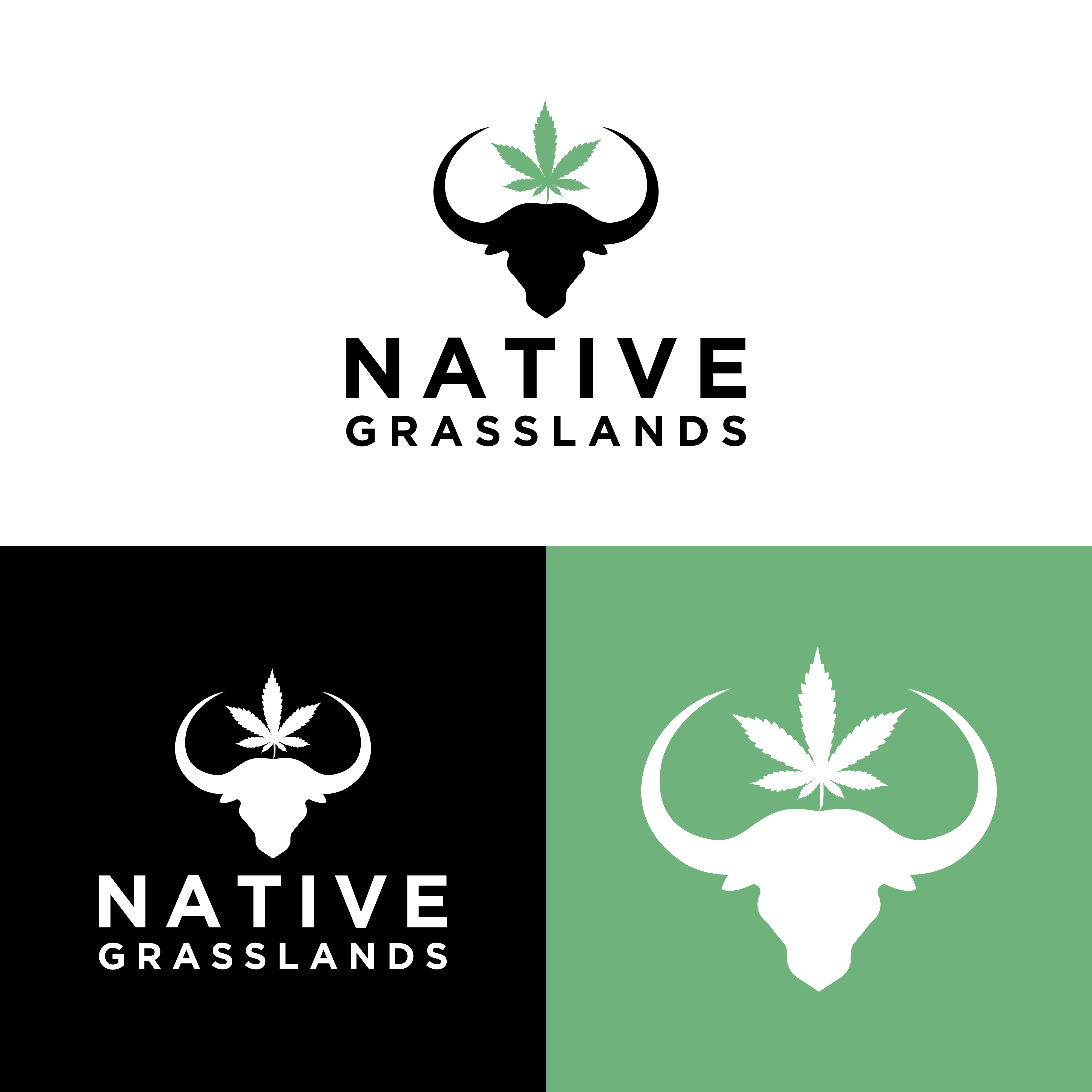 Bold, Modern, Cannabis Dispensary Logo Design for Native Grasslands by ...