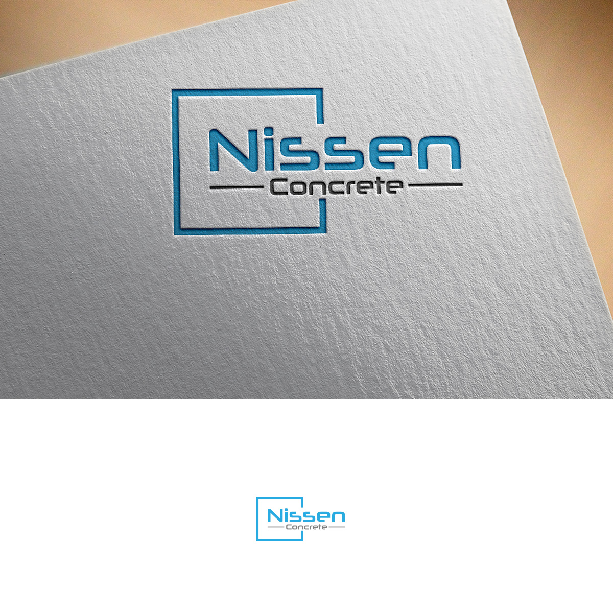 Elegant, Playful Logo Design for Nissen Concrete by icreate1 | Design ...