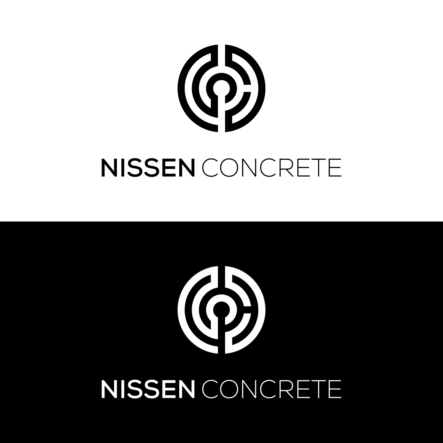 Elegant, Playful Logo Design for Nissen Concrete by FLEXO DESIGN ...