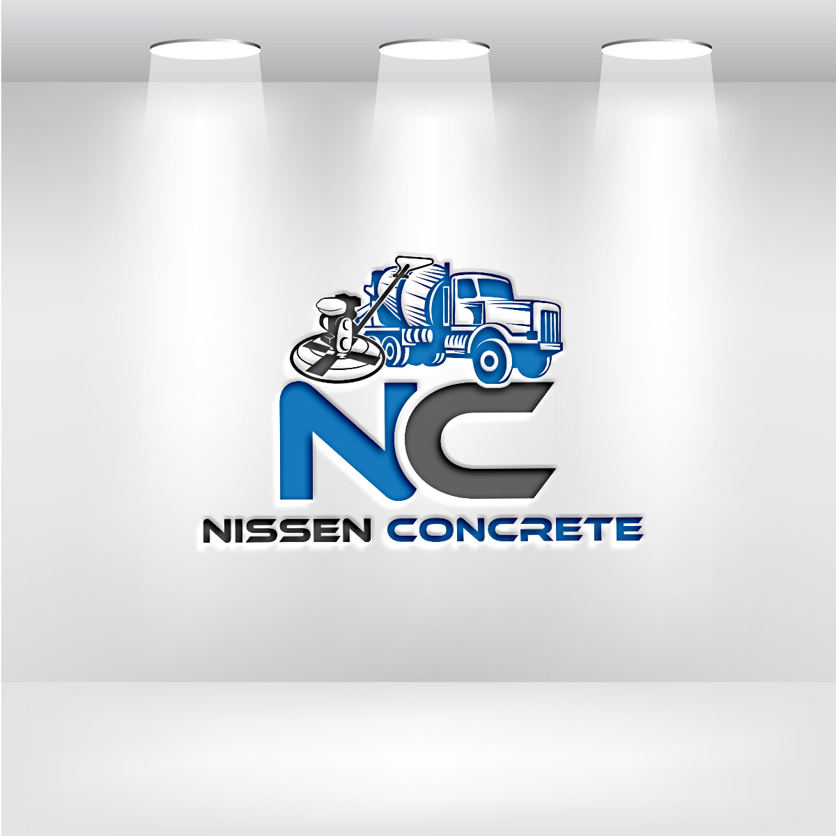 Elegant, Playful Logo Design for Nissen Concrete by Old Designer ...