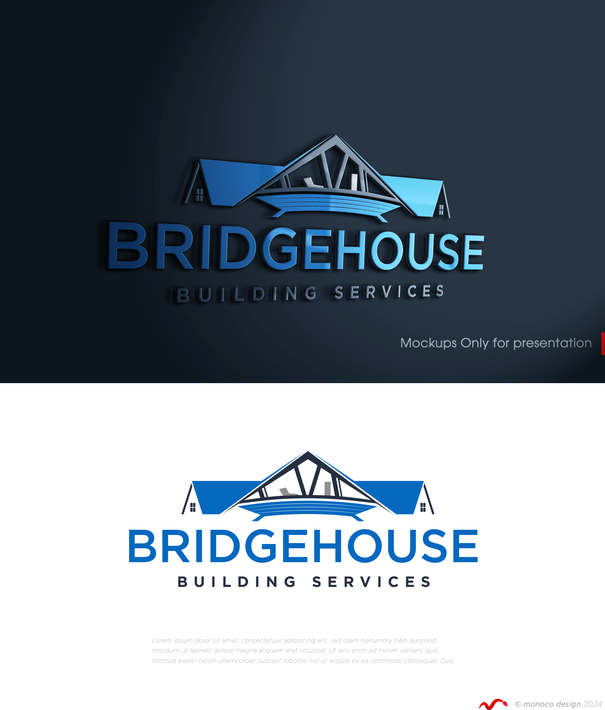 Logo Design for Bridgehouse Building Services by Mono.co | Design #32252732