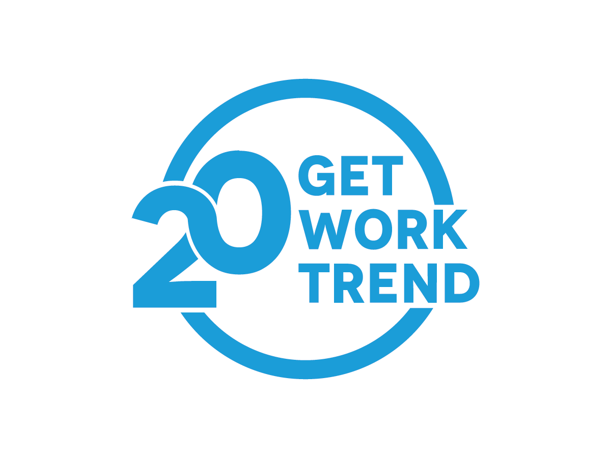 Elegant, Playful Logo Design for Get Work Trend, 20 by HDart | Design ...