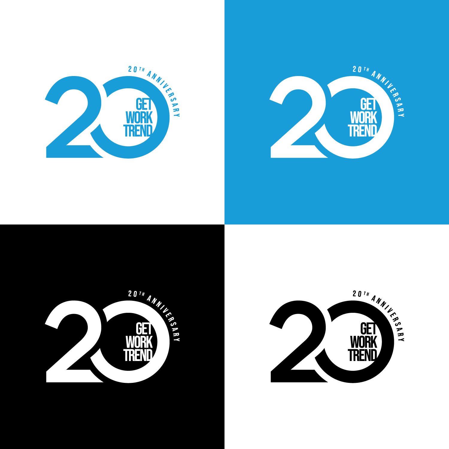 Elegant, Playful Logo Design for Get Work Trend, 20 by ACK Design ...