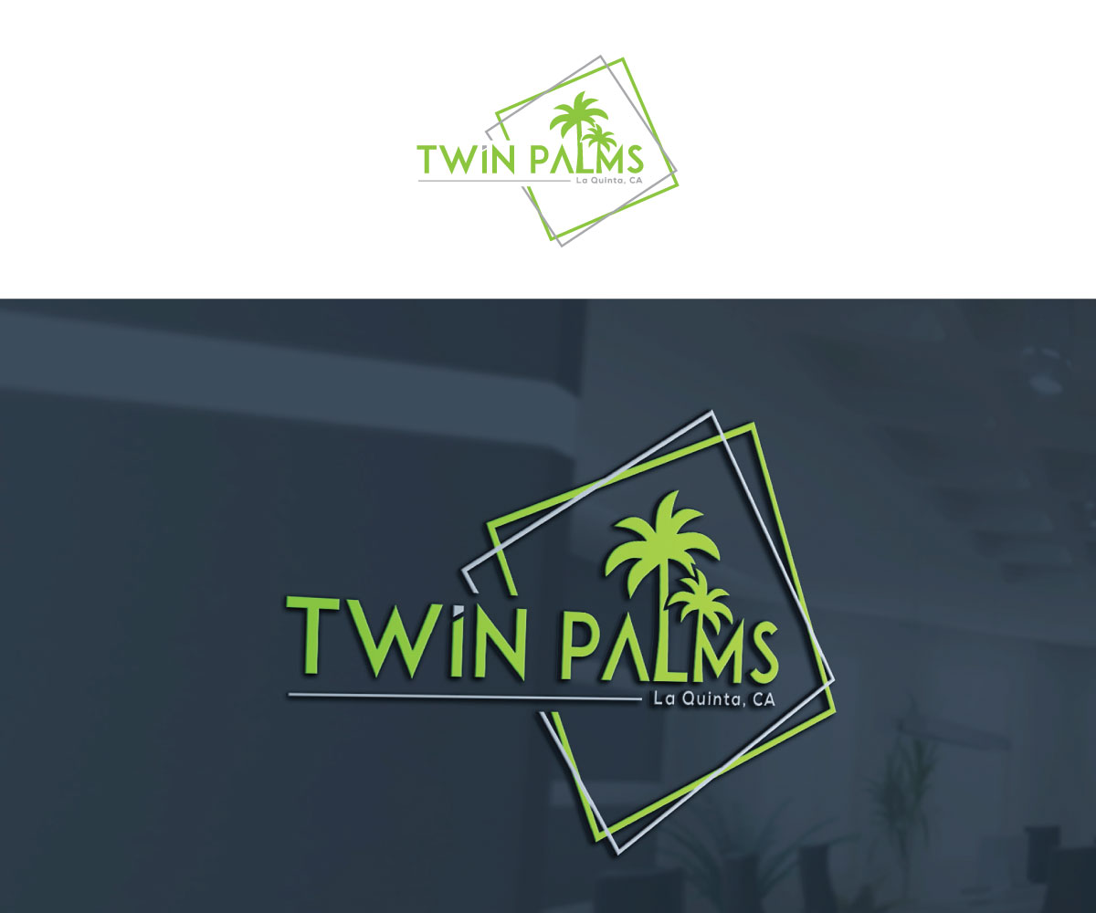 Elegant, Playful, Real estate Logo Design for Twin Palms or Twin Palms ...