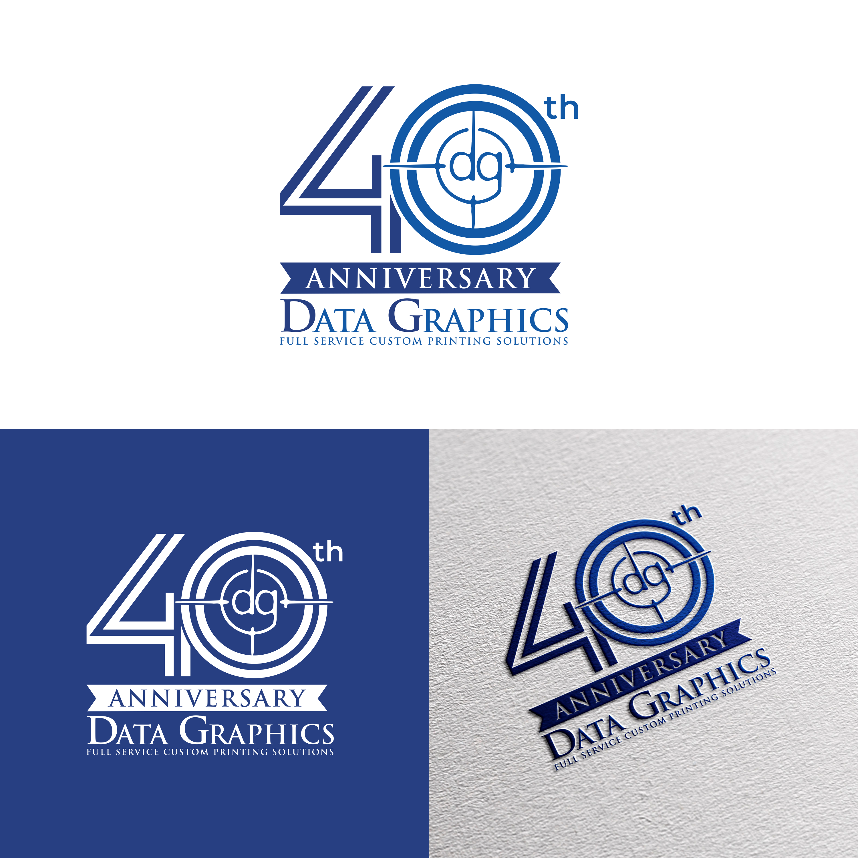 Logo Design for Data Graphics 40th Anniversary by syad666 | Design ...