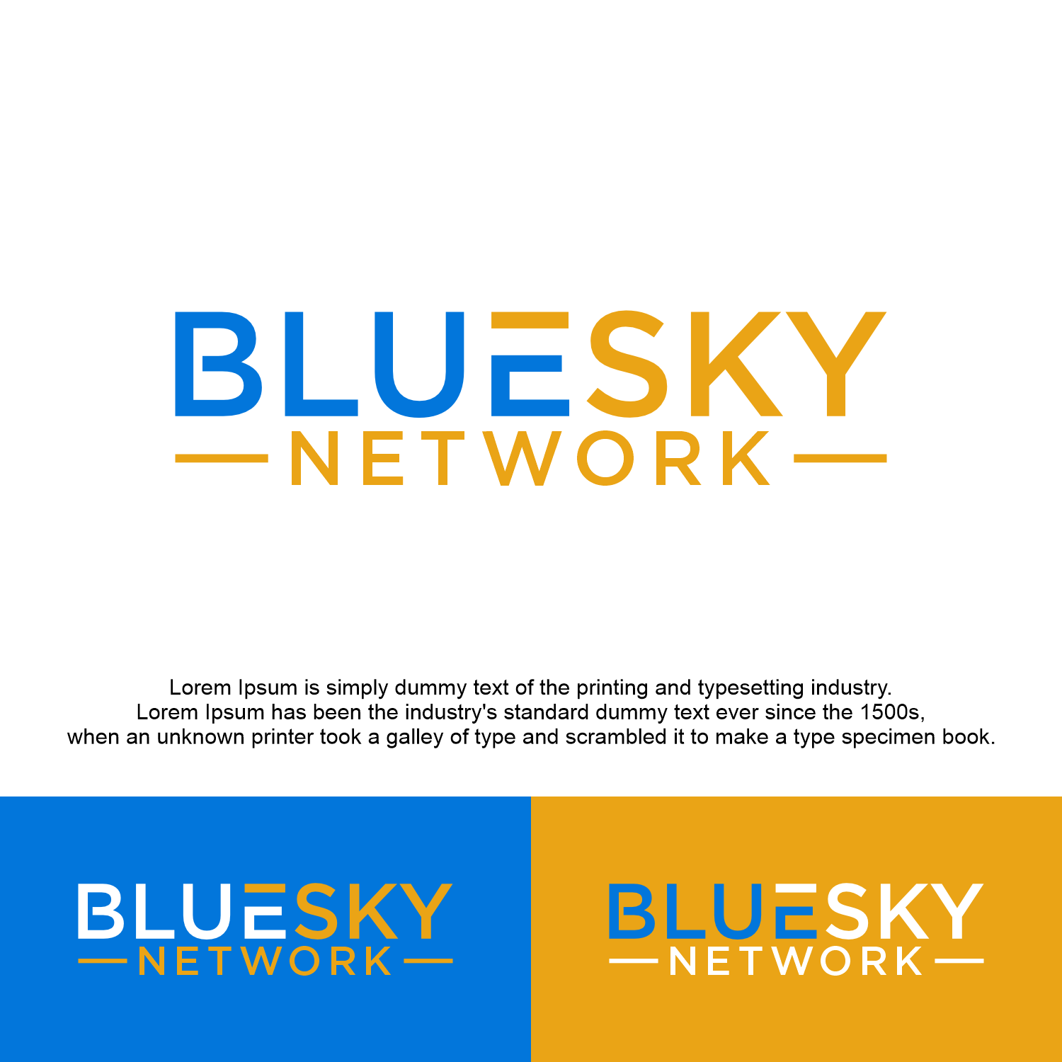 Logo Design for Bluesky Network by FLEXO DESIGN | Design #32266643