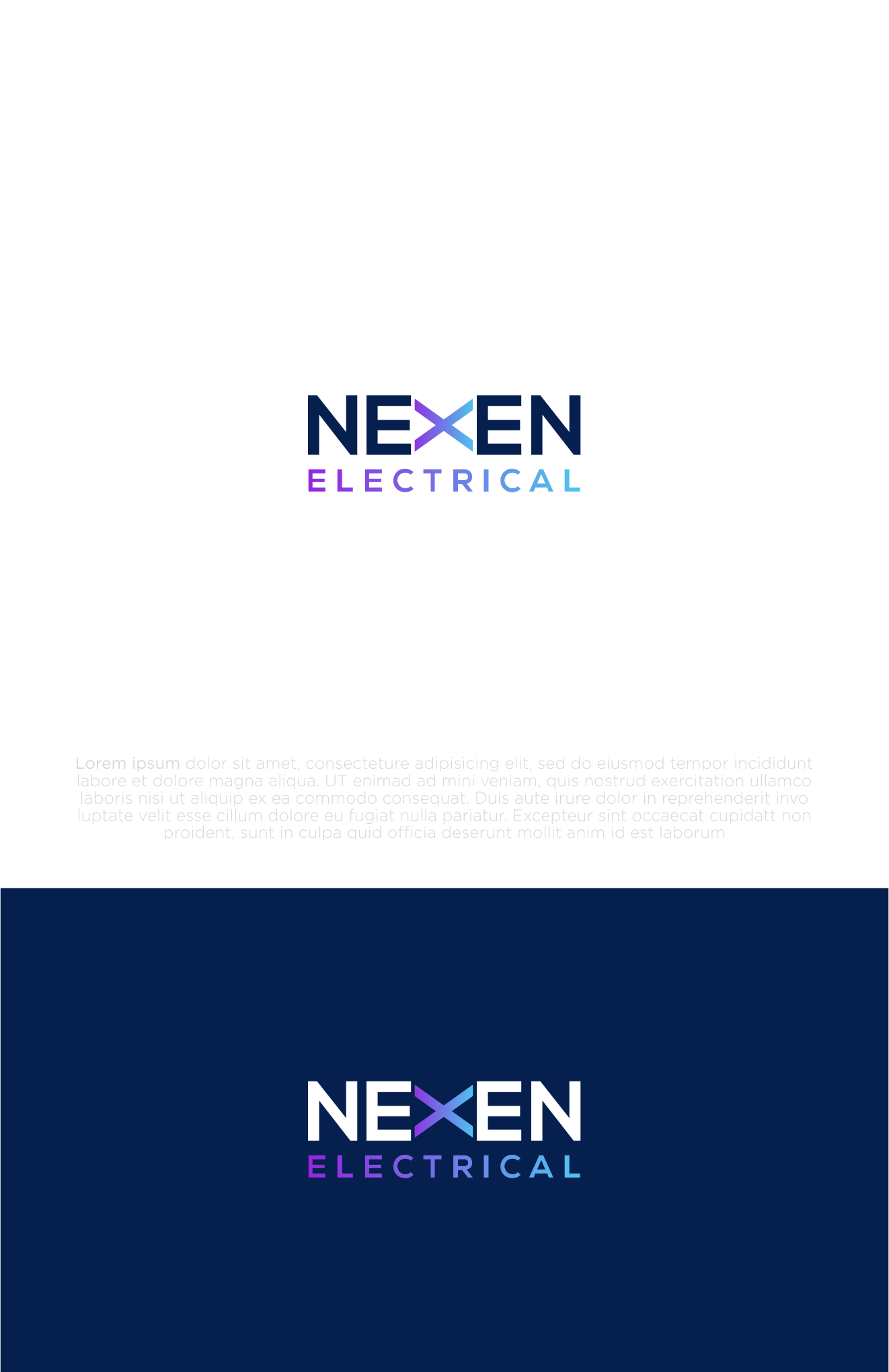 Bold, Modern, Electrical Logo Design for NEXEN ELECTRICAL by cindaku ...