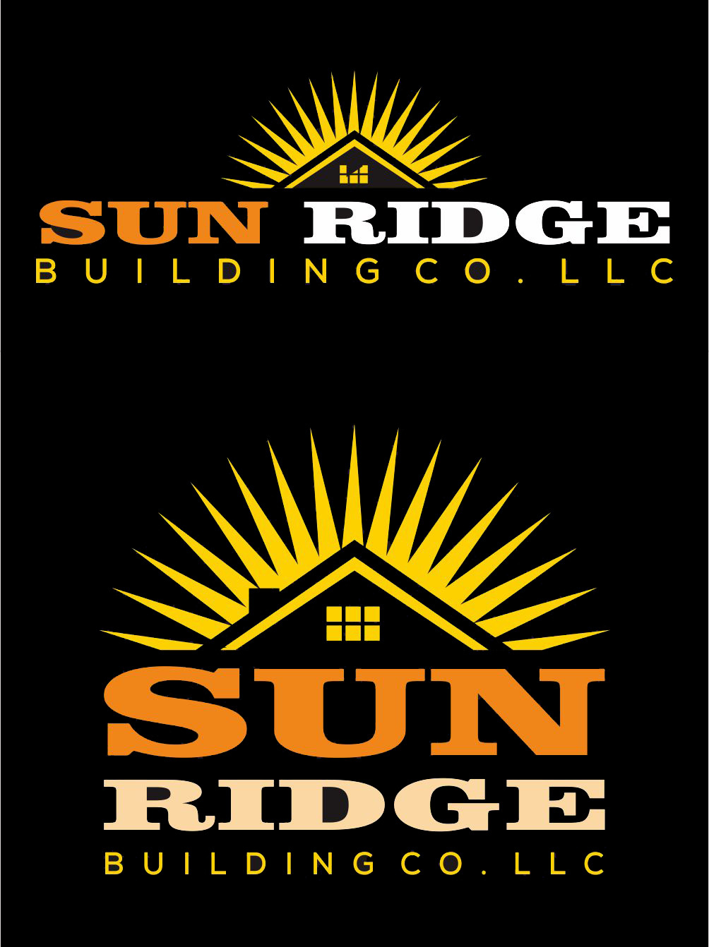 Logo Design for Sun Ridge Building Co. LLC - same as the examples by ...