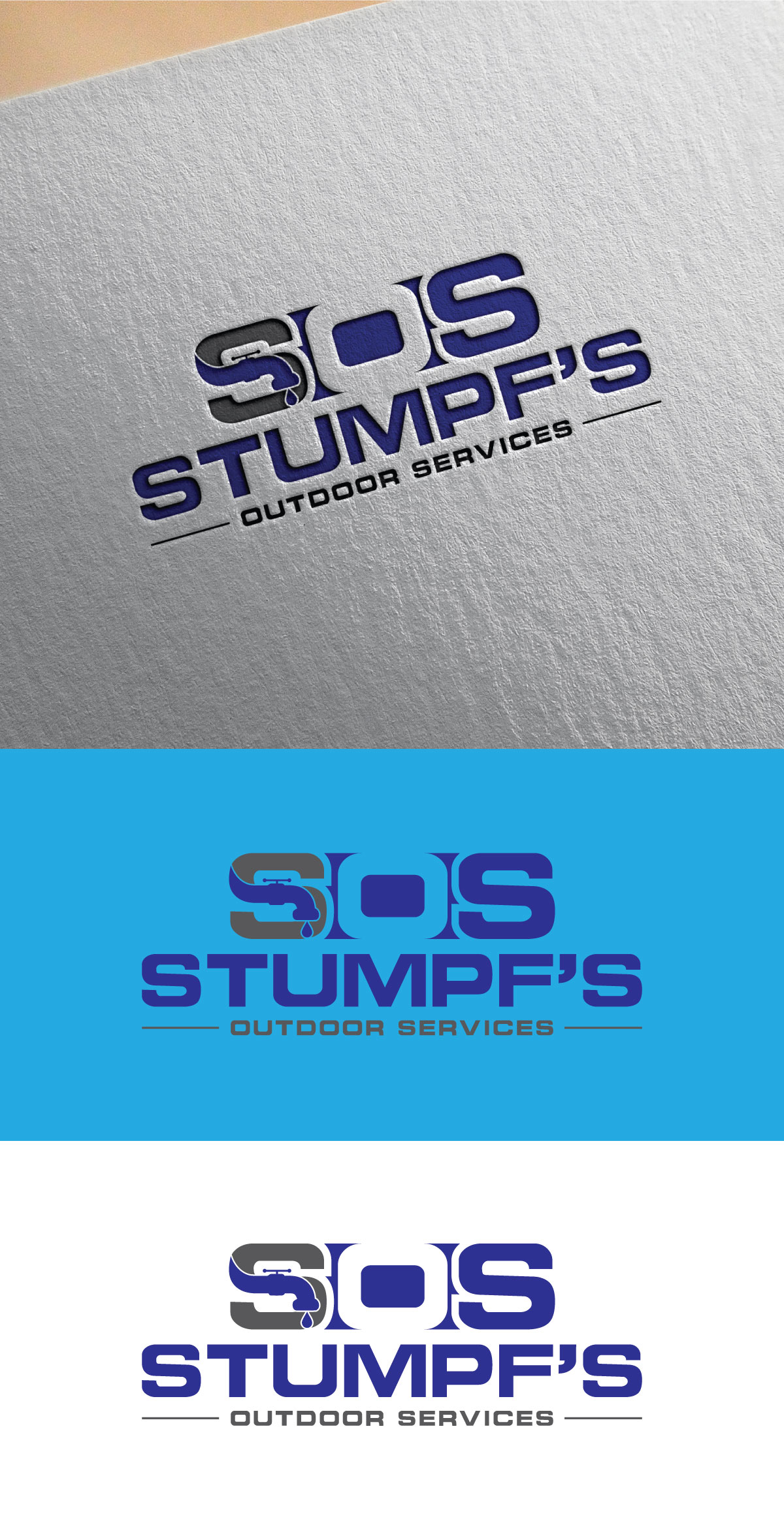 Logo Design for SOS-Stumpf’s Outdoor Services by Palash0077 | Design ...