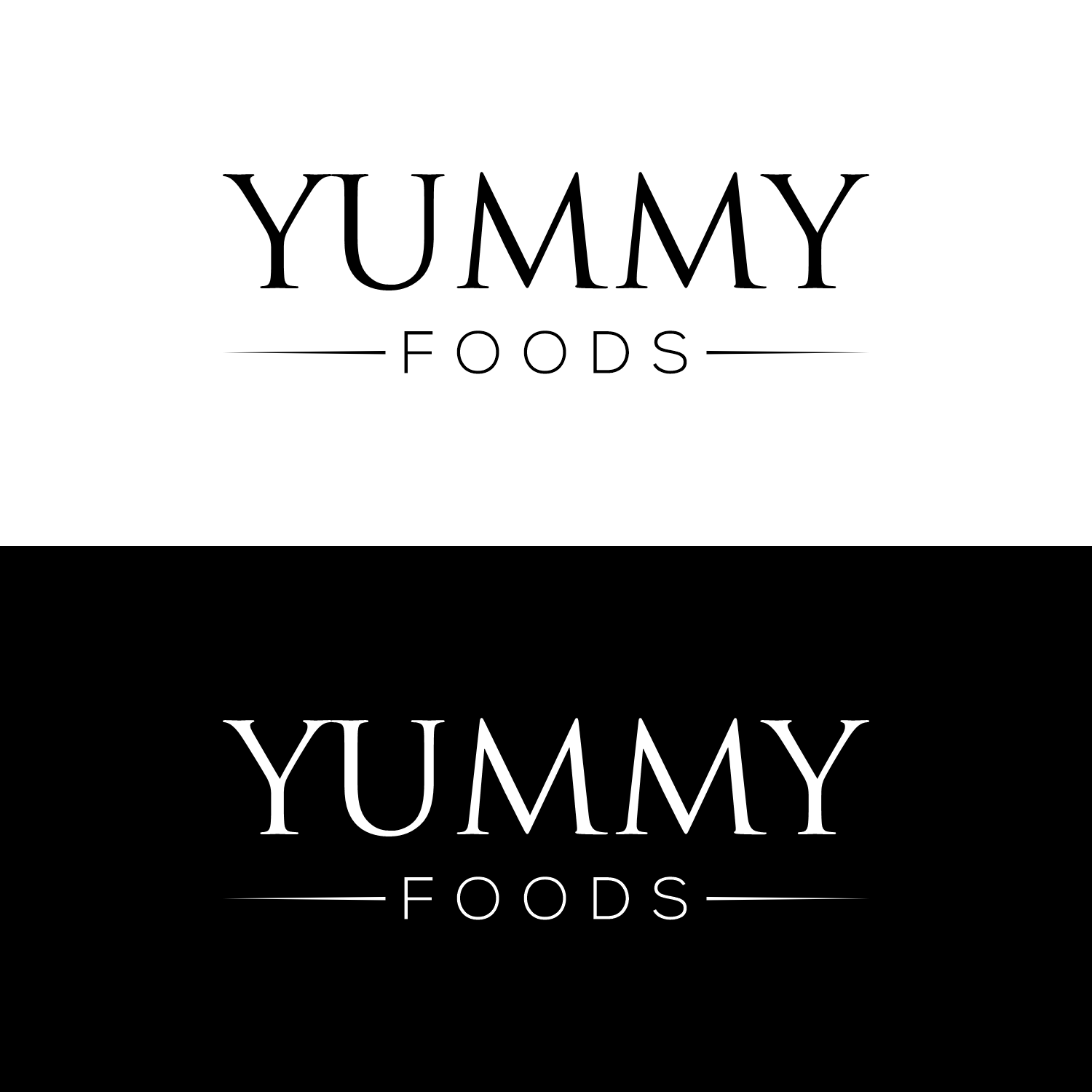 Elegant, Playful Logo Design for Yummy Foods / YF by SOLIKINN DESIGN ...