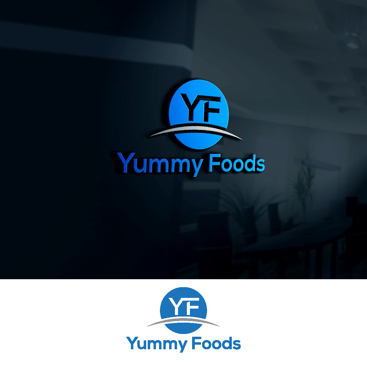 Elegant, Playful Logo Design for Yummy Foods / YF by aira maira ...
