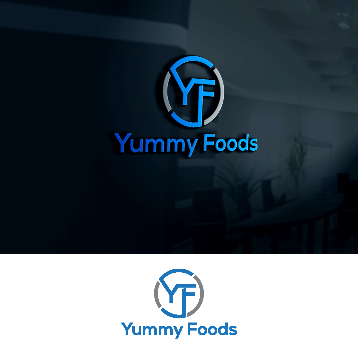 Elegant, Playful Logo Design for Yummy Foods / YF by aira maira ...
