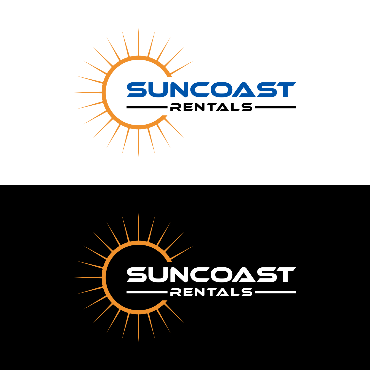 Bold, Modern Logo Design for SunCoast Rentals by FLEXO DESIGN | Design ...