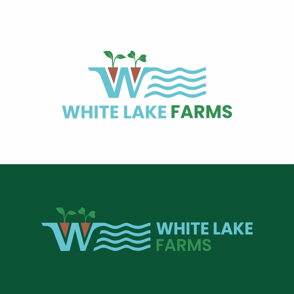 Logo Design for White Lake Farms by Regh Element | Design #32267783