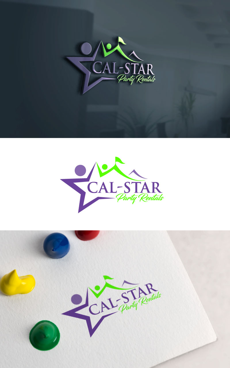 Playful, Modern, Party Rental company Logo Design for Cal-Star Party ...