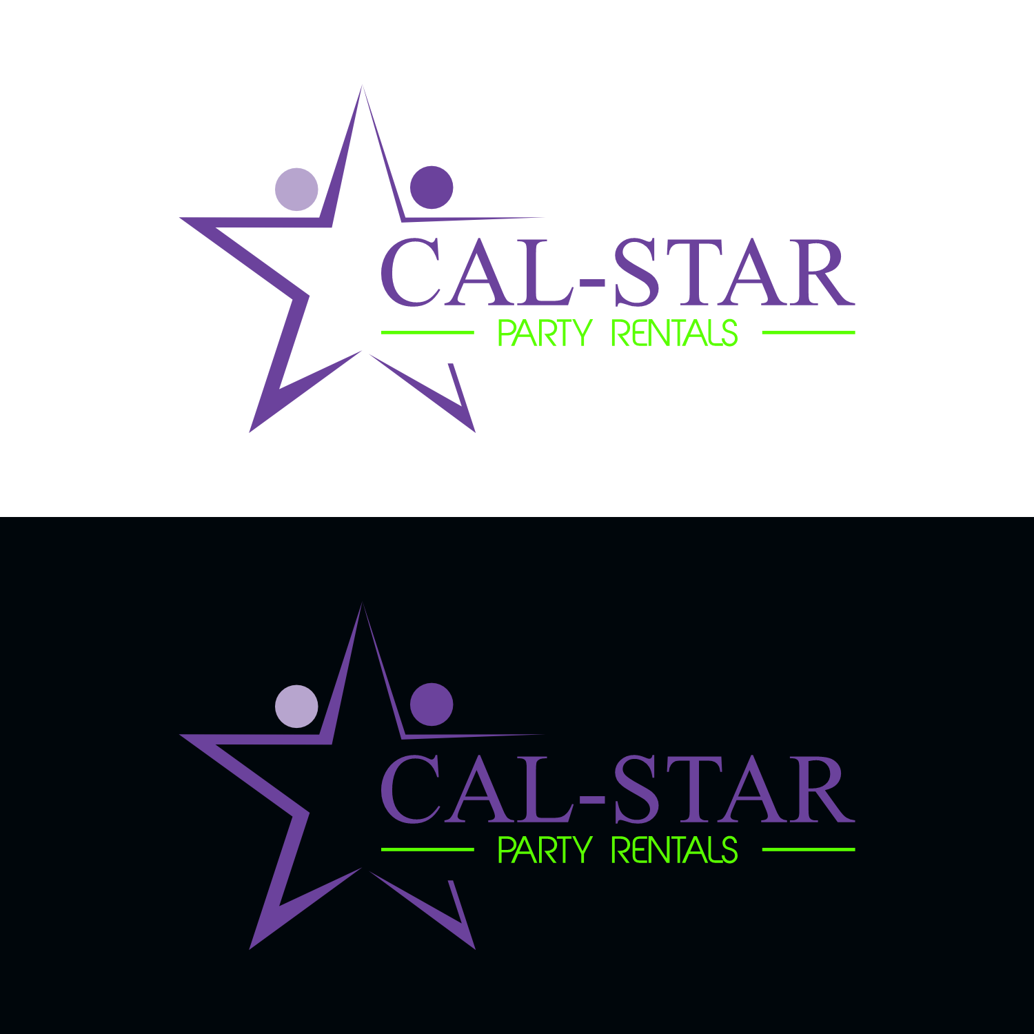 Playful, Modern, Party Rental company Logo Design for Cal-Star Party ...
